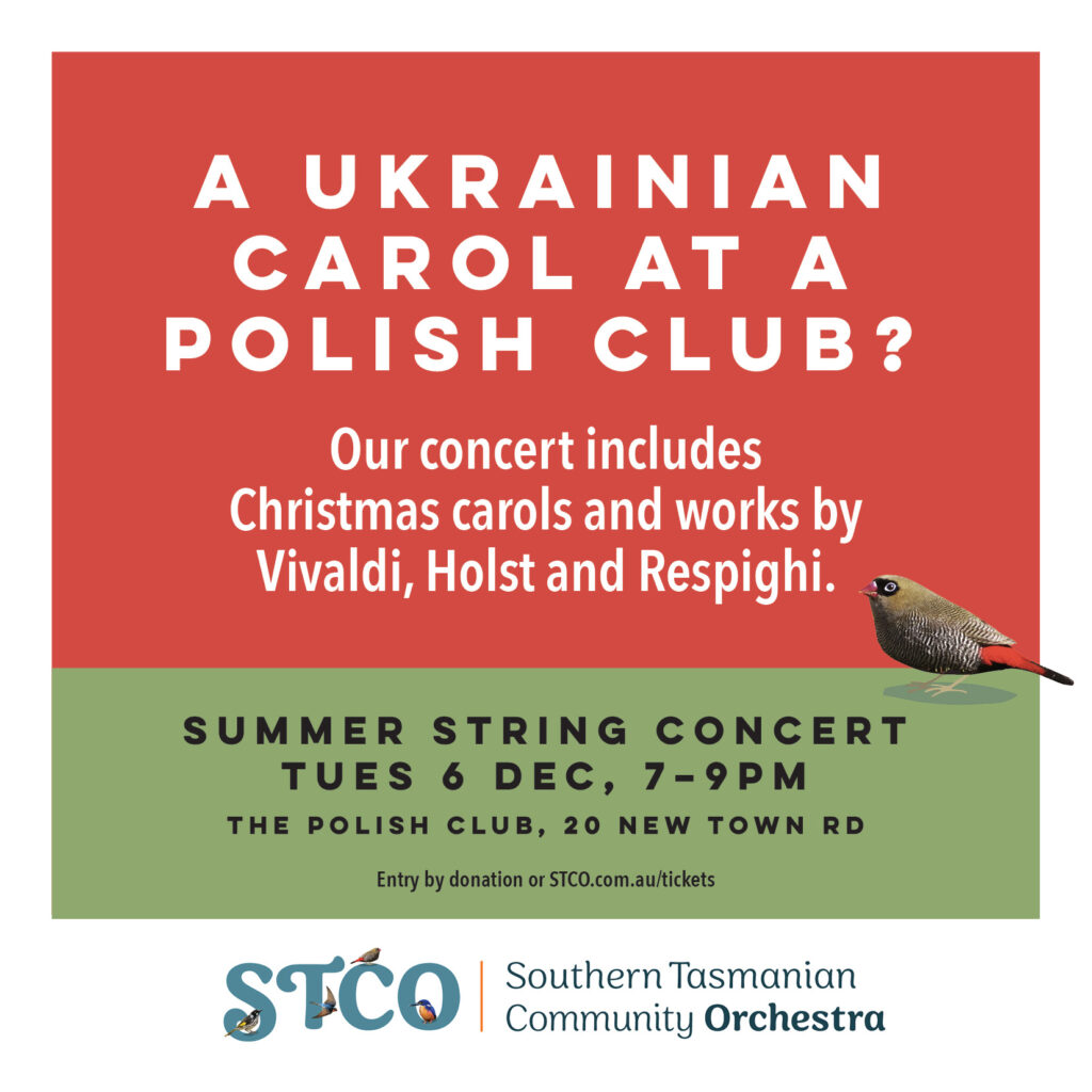 Ukrainian Carol String Orchestra | STCO Southern Tasmanian Community Orchestra